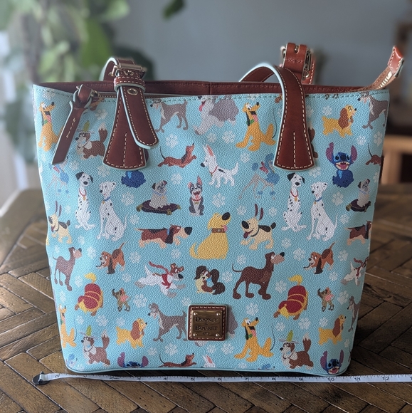 Dooney & Bourke | Bags | Dooney Bourke Disney Dogs Blue Tote | Poshmark
